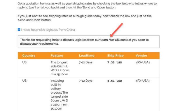 Carton Shipping Rates Calculator [User Guide] - Sofeast