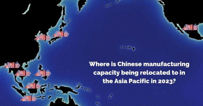 Where is Chinese manufacturing capacity being relocated to in the Asia ...